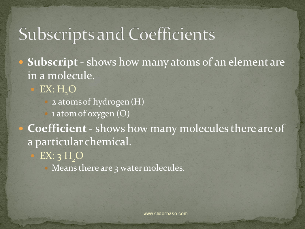 Balancing Chemical Equations Presentation Chemistry